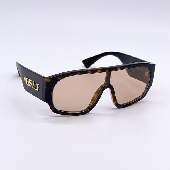 Versace | Accessories | New Versace Ve4439 873 Unisex Shield Sunglasses ...